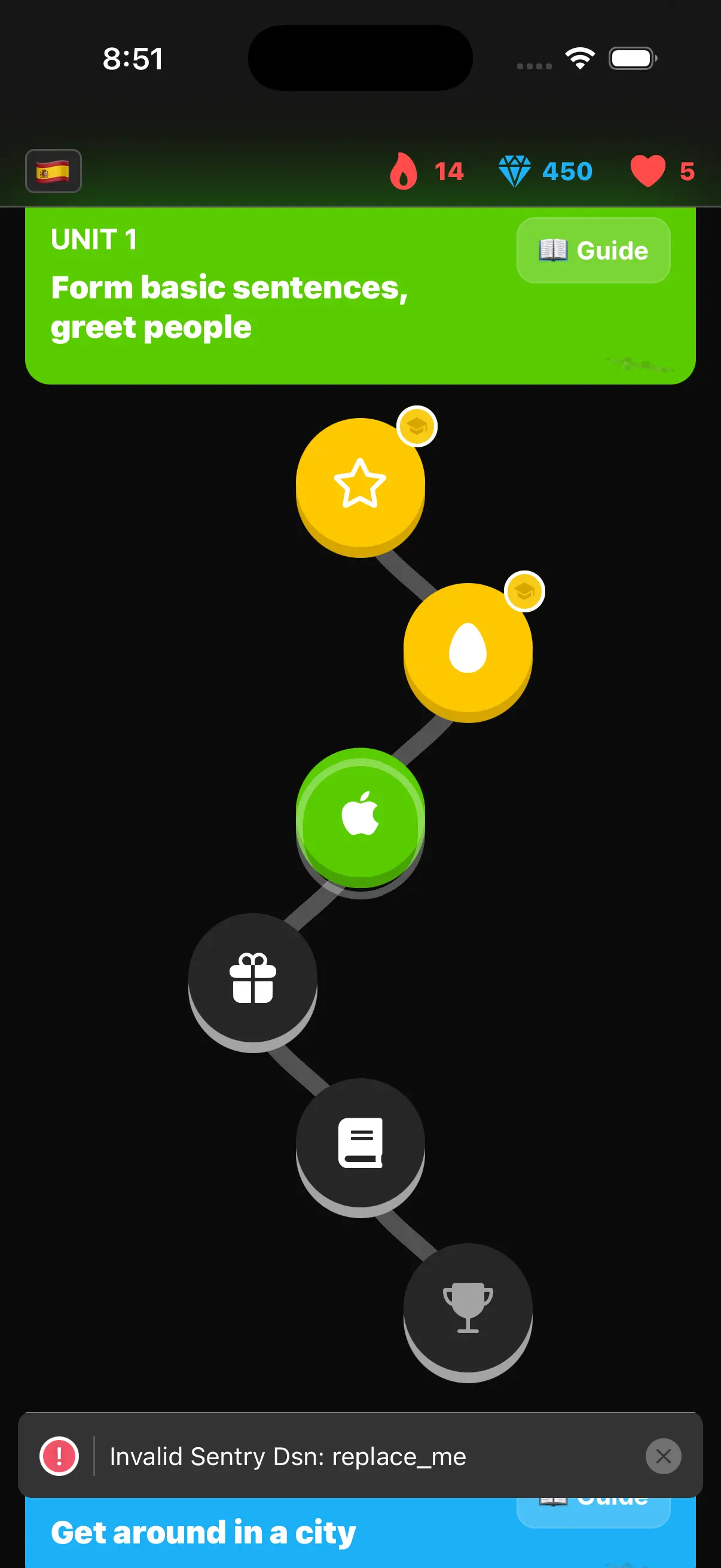 Lingo Learner - Free React Native Screen Kit | VibeFast | VibeFast
